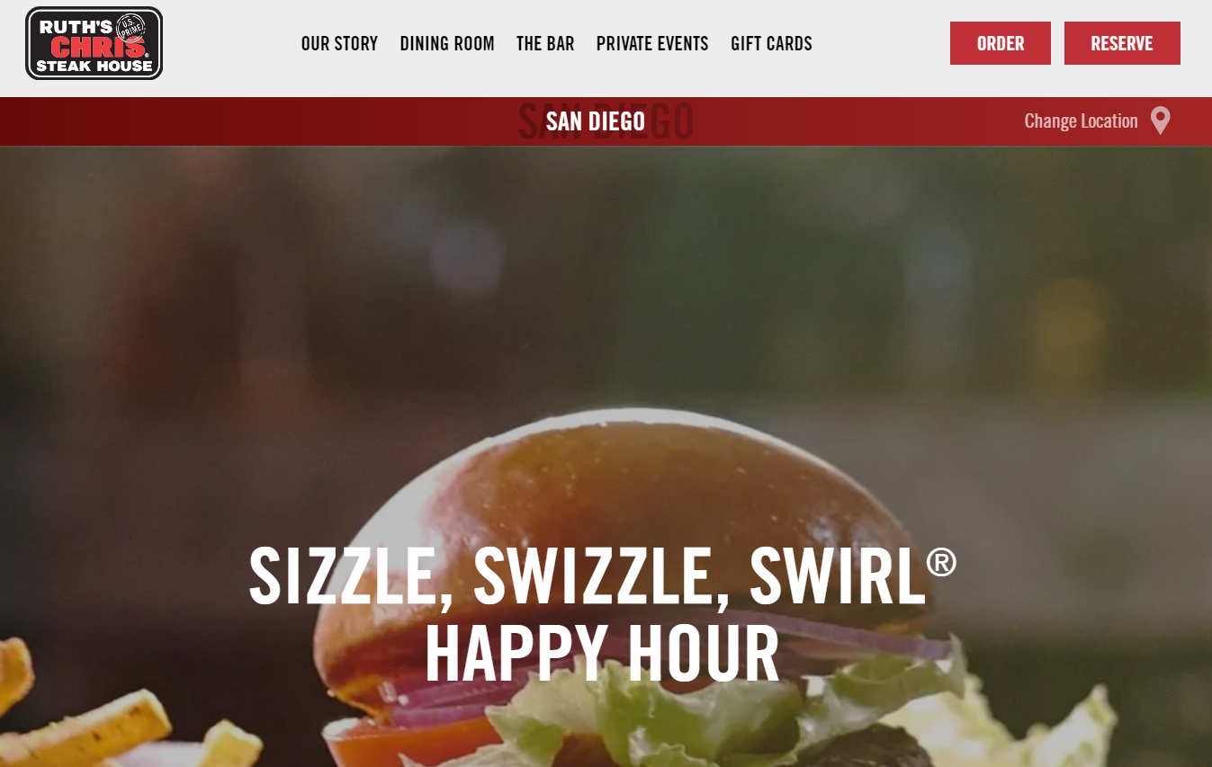 Ruth's Chris Happy Hour Times Menu Prices